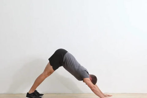 Yoga Downward Dog Stretch - Daily Bodyweight Exercises